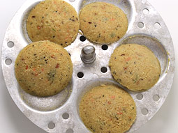 Oats Idli Recipe - Instant Oats Idli With Step by Step Photos