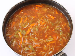 Veg American Chopsuey Recipe - Crispy Noodles with Stir-Fried Vegetables