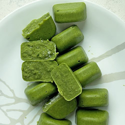 Cilantro Mint Chutney - How to Freeze Chutney -Coriander Chutney Cubes