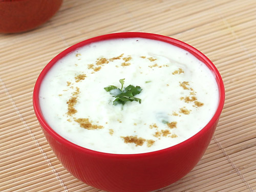 Cucumber Raita Recipe - Yummy Indian Raita of Cucumber and Yogurt