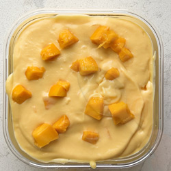 Mango Ice Cream Recipe - Only 4 Ingredients - without Ice Cream Maker