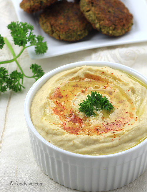 Hummus Recipe with Step By Step Photos - Healthy Hummus Dip at Home