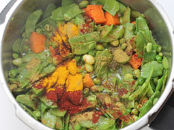 Undhiyu Recipe - Surti and Kathiavadi Undhiyu with Step by Step Photos