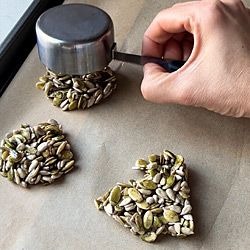 Chocolate Clusters with Mixed Seeds - 4 Ingredients Protein rich Snack