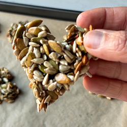 Chocolate Clusters with Mixed Seeds - 4 Ingredients Protein rich Snack