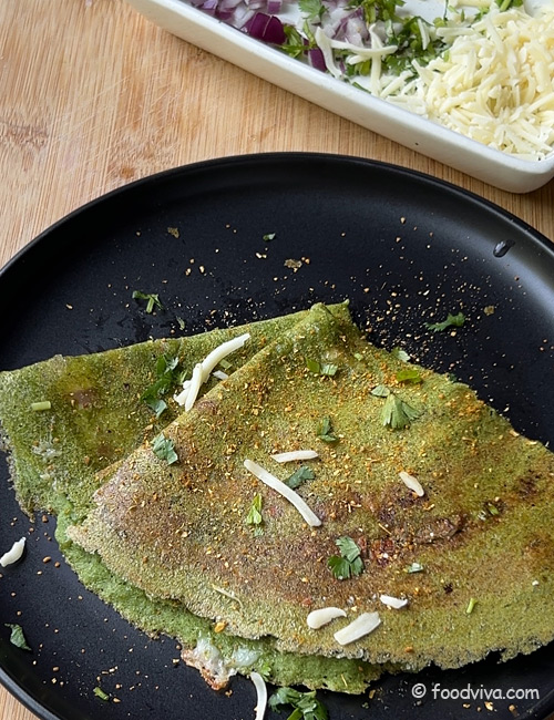 Sprouts Moong Dosa - foodviva.com