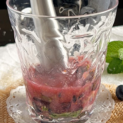 Blueberry Mojito Recipe - Non Alcoholic Mocktail Drink