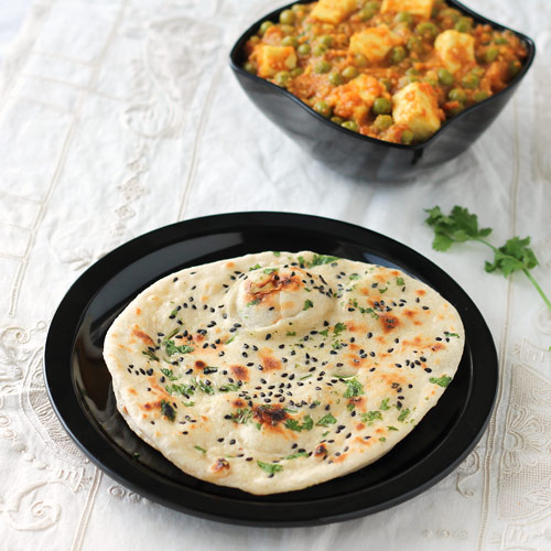 Kulcha Recipe - Easy Butter Kulcha without Yeast - Without Oven