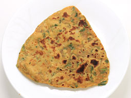 Methi Paratha Recipe With Step By Step Photos - Methi Ke Parathe