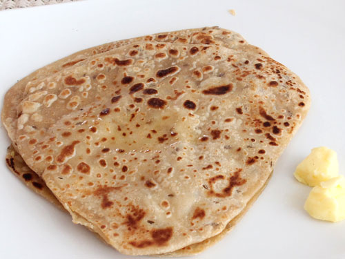 Plain Paratha Recipe - Simple and Easy to Make Indian Parantha - Step ...
