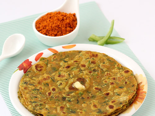 Vegetable Paratha Recipe - Make Healthy Mixed Veg Paratha in Minutes